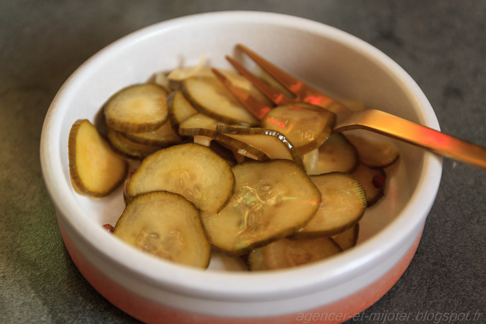 Agencer et Mijoter: Pickles de concombre