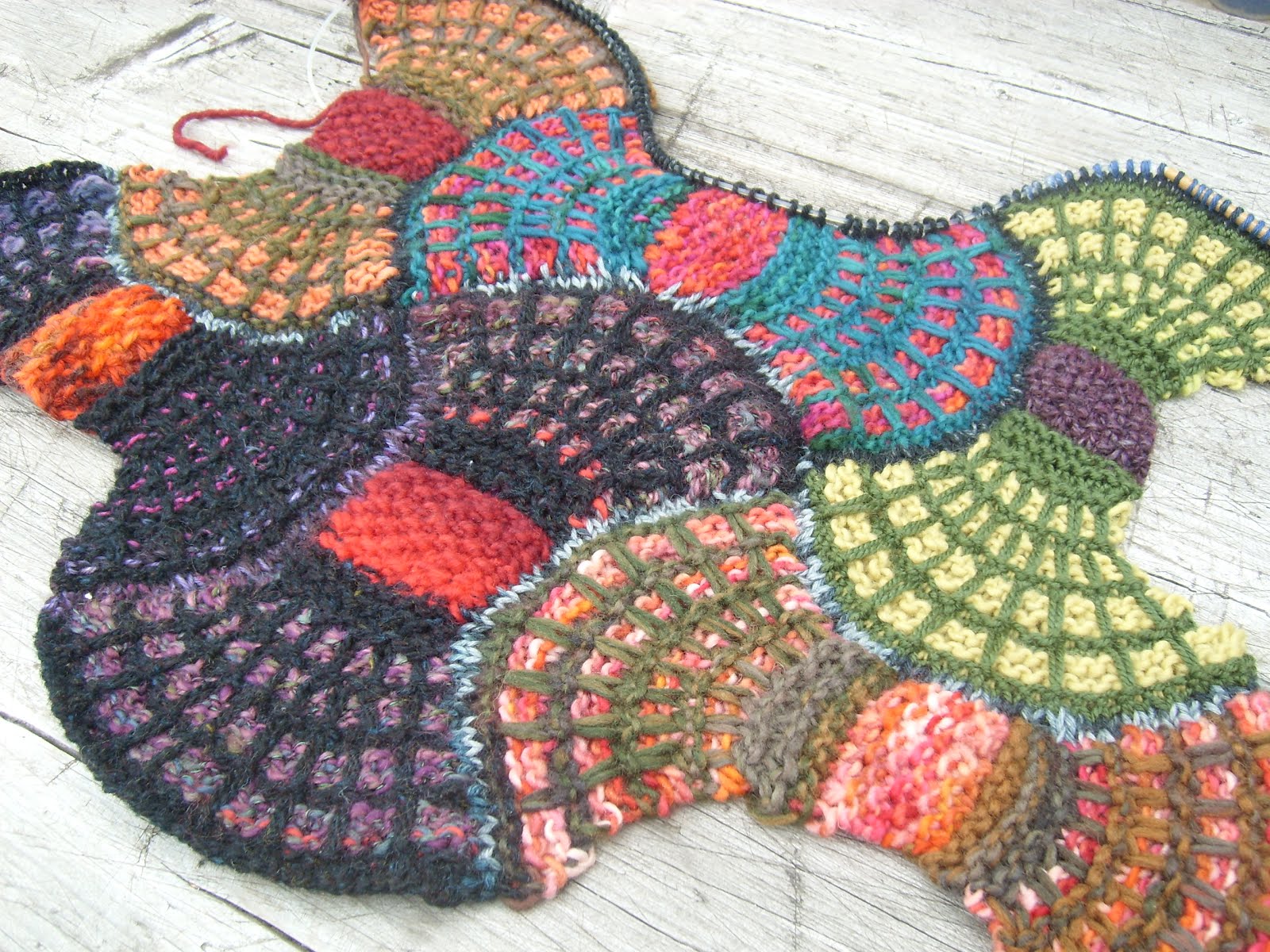 Bockfilz: Challenge knitting complicated patterns