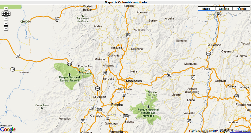 Mapas de Caldas | godues