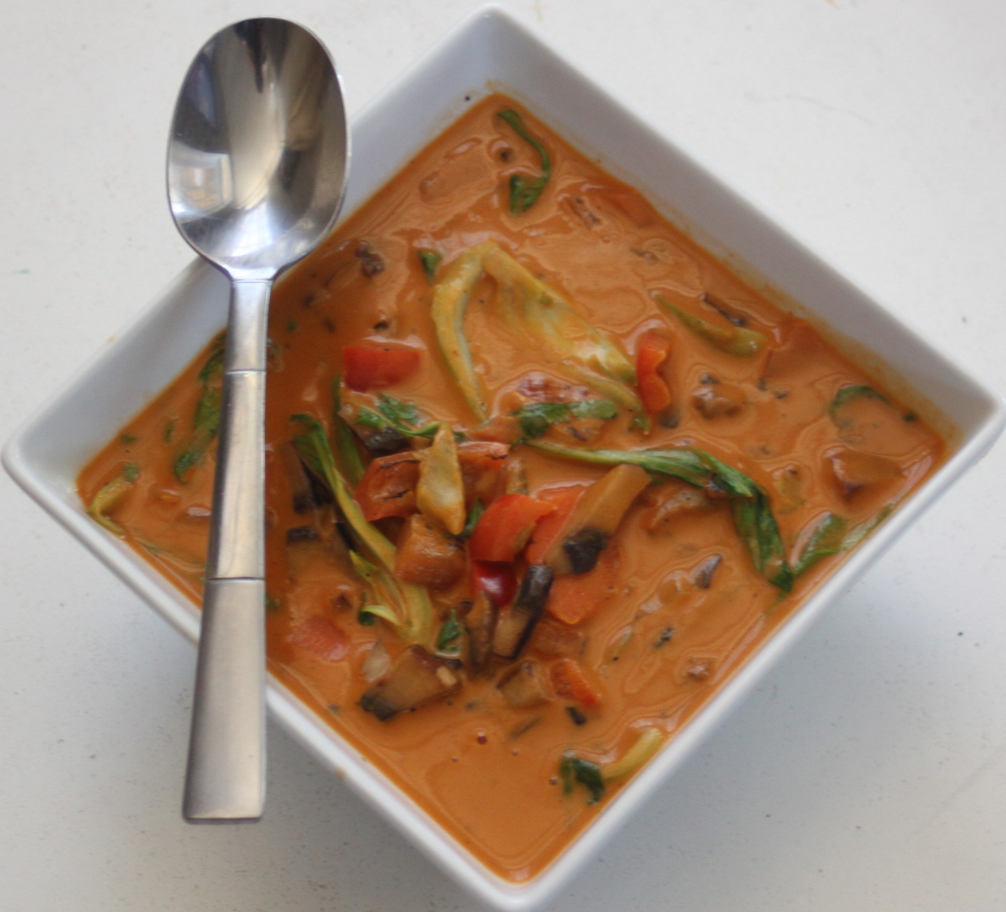 Phoenix Family Foodie Blog: Vegetarian Delights: Spicy Thai Stir-Fry Soup