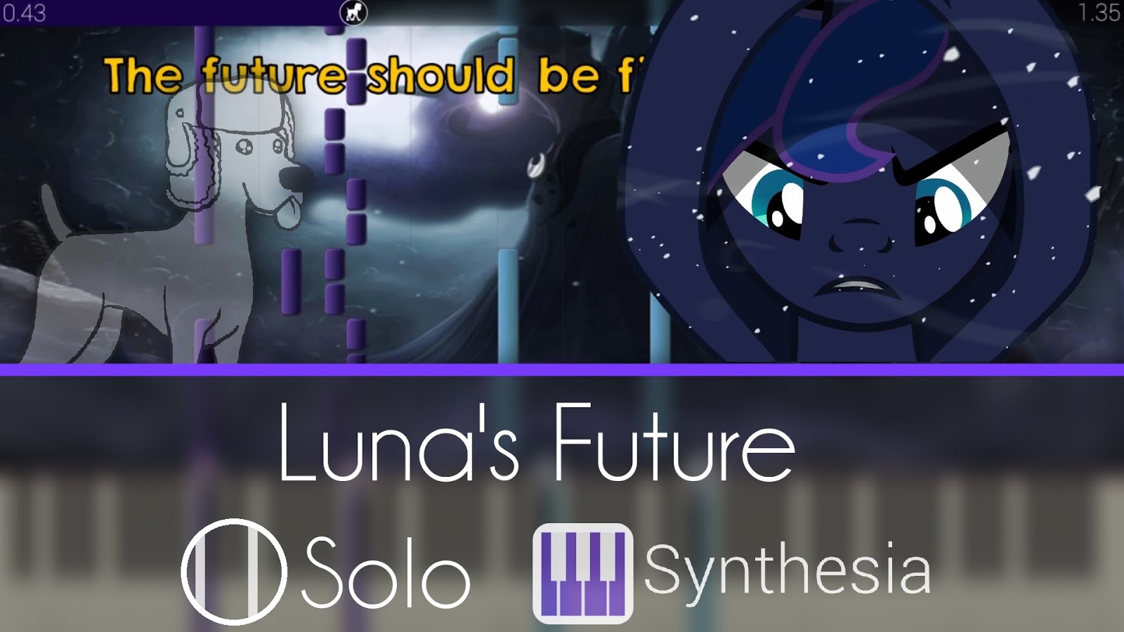 Equestria Daily - MLP Stuff!: Luna's Future - Piano Transcription