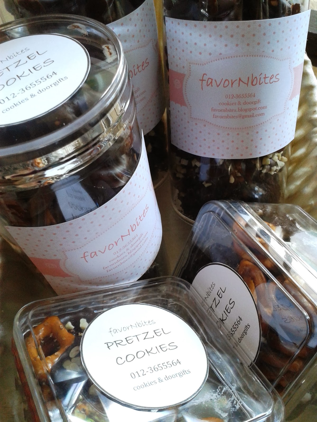 favorNbites by faten: PRETZEL COOKIES FOR DOORGIFT & GOODIES