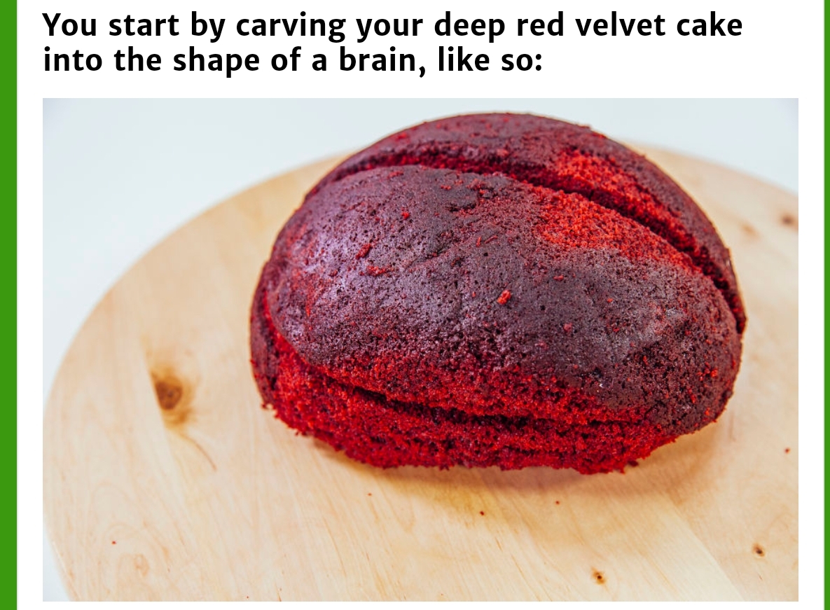 #AMAZING THINGS-THE BRAIN 🧠 CAKE 🎂