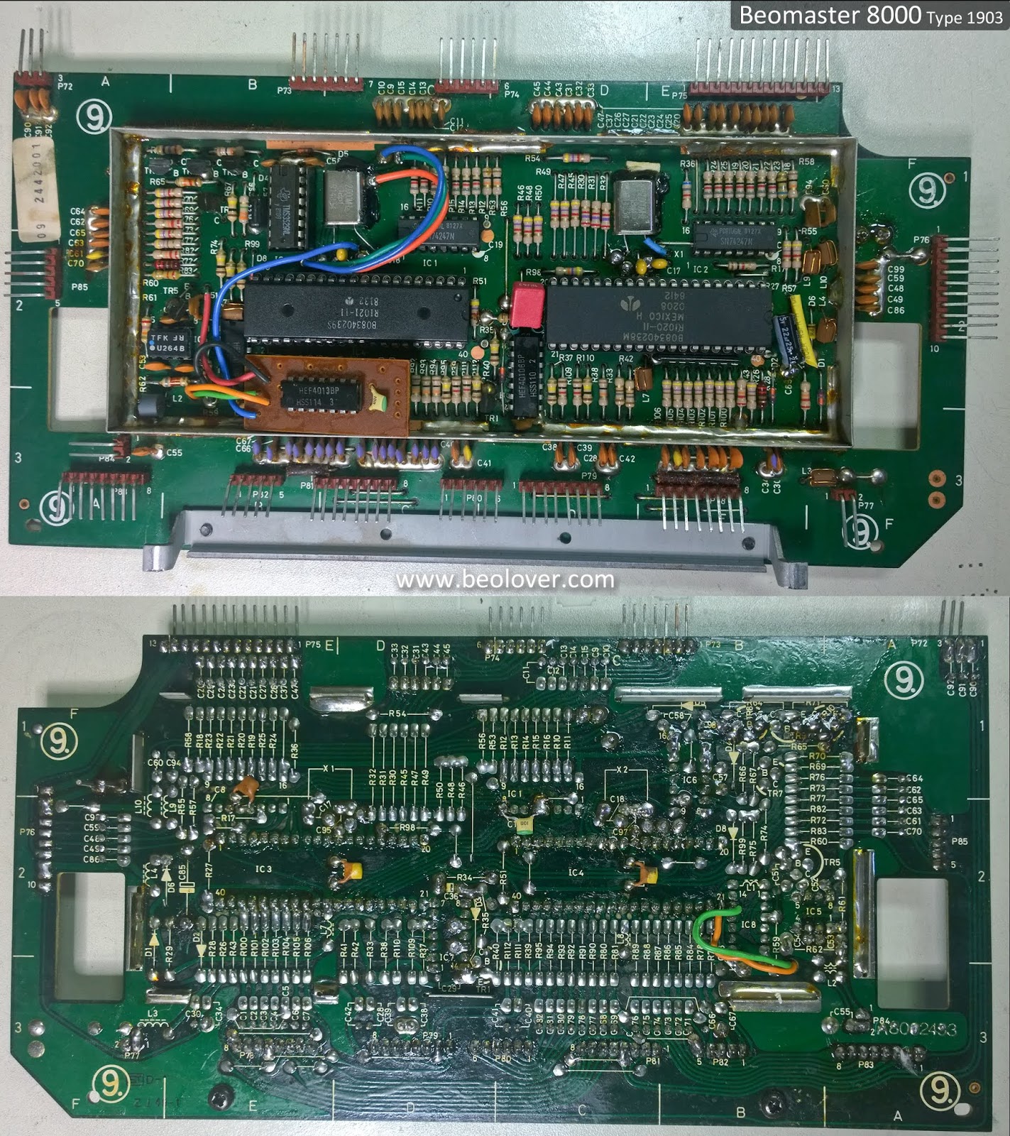 beolover: Texas Beomaster 8000: Microcomputer board fixed