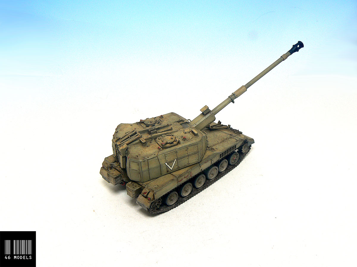46 MODELS by Tomasz Bajer : Sholef 155 mm self-propelled howitzer 1/72