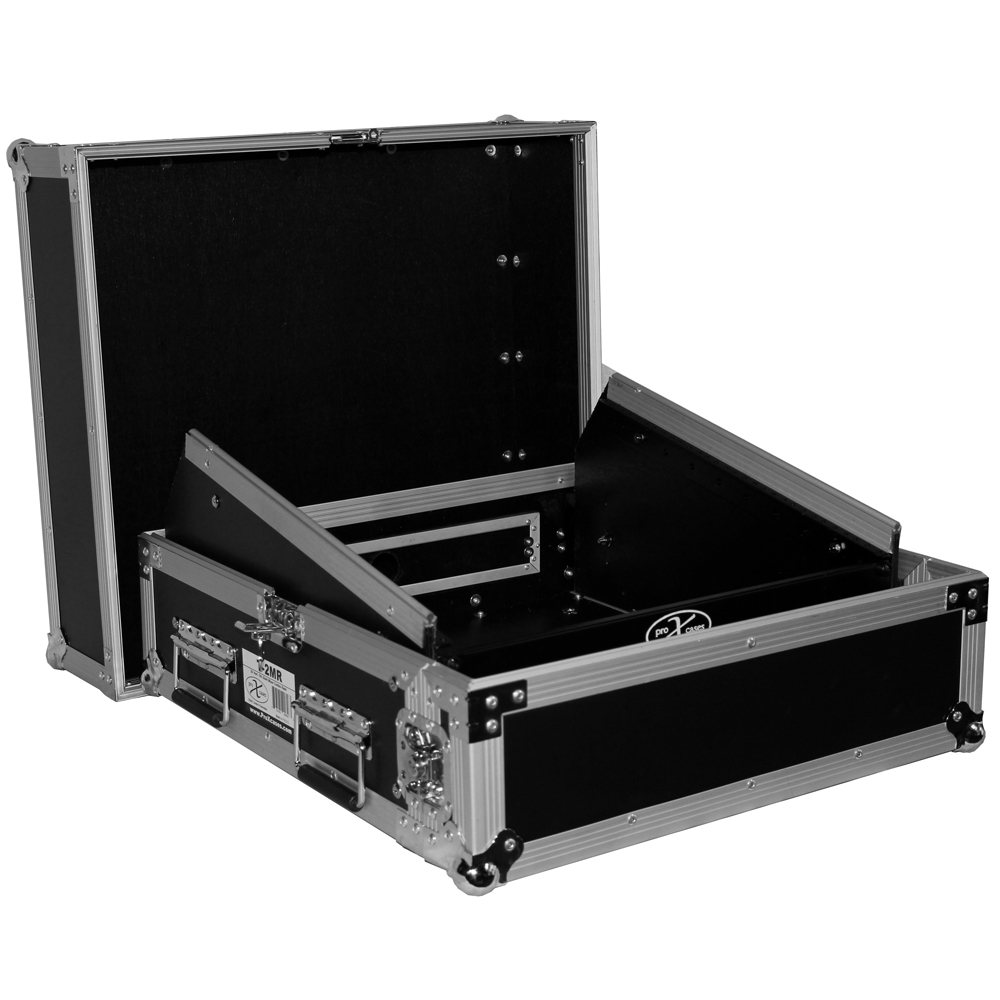 Pro X Cases: ProX T-2MRSS 2 Space Amp 10 Slanted Top 2U 10U Mixer DJ ...