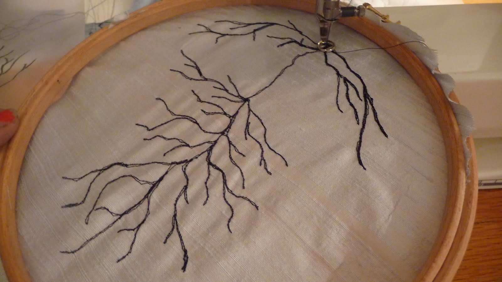 Textiles R Us: Veins, third and final dress.