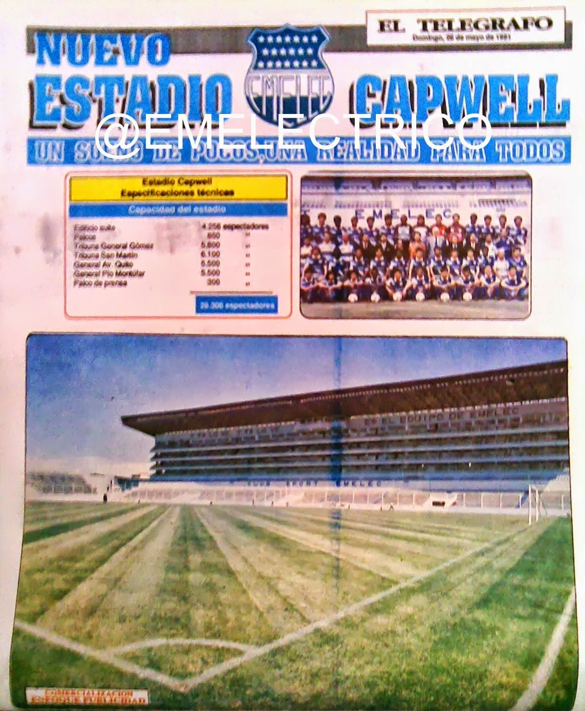 Hincha Azul: Inauguración del Nuevo Estadio Capwell