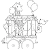 Kids Page: Circus Train - Coloring Pages