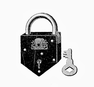 Digital Stamp Design: Free Key and Lock Digital Stamps: 2 Vintage Lock ...