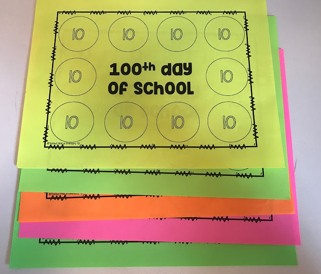 Busy Teacher Mommy : 100 Days of School Celebration