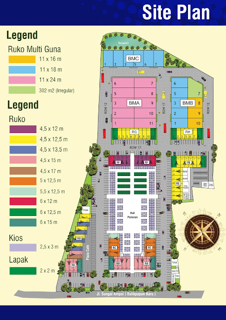 Pasar Segar Balikpapan: Site Plan