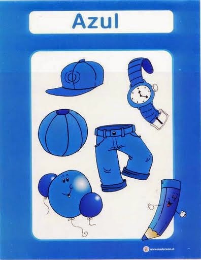 INFANTILES DE ANA V.: LOS COLORES: EL COLOR AZUL