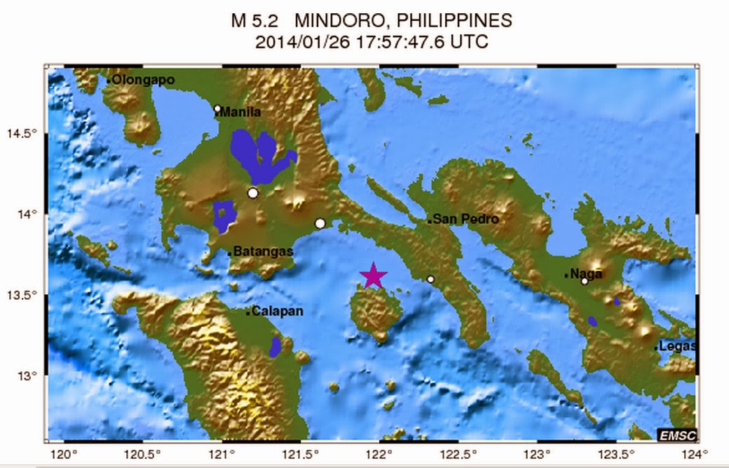 Marinduque Rising: Marinduque earthquake Jan 27, 2014 1:57:42 AM, 32° W ...