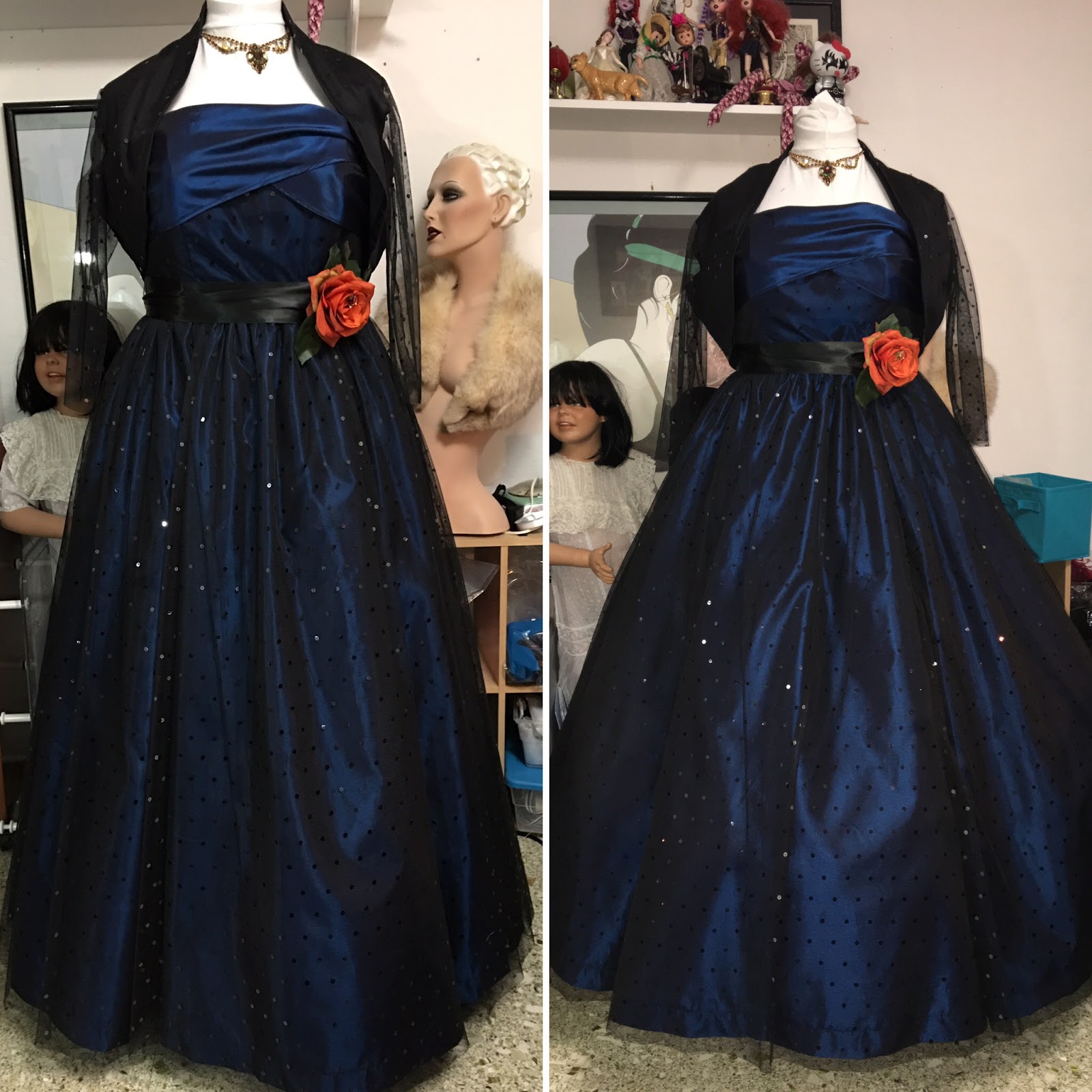 Sew Modern Sew Historical: Butterick 4918 Retro 50's evening gown