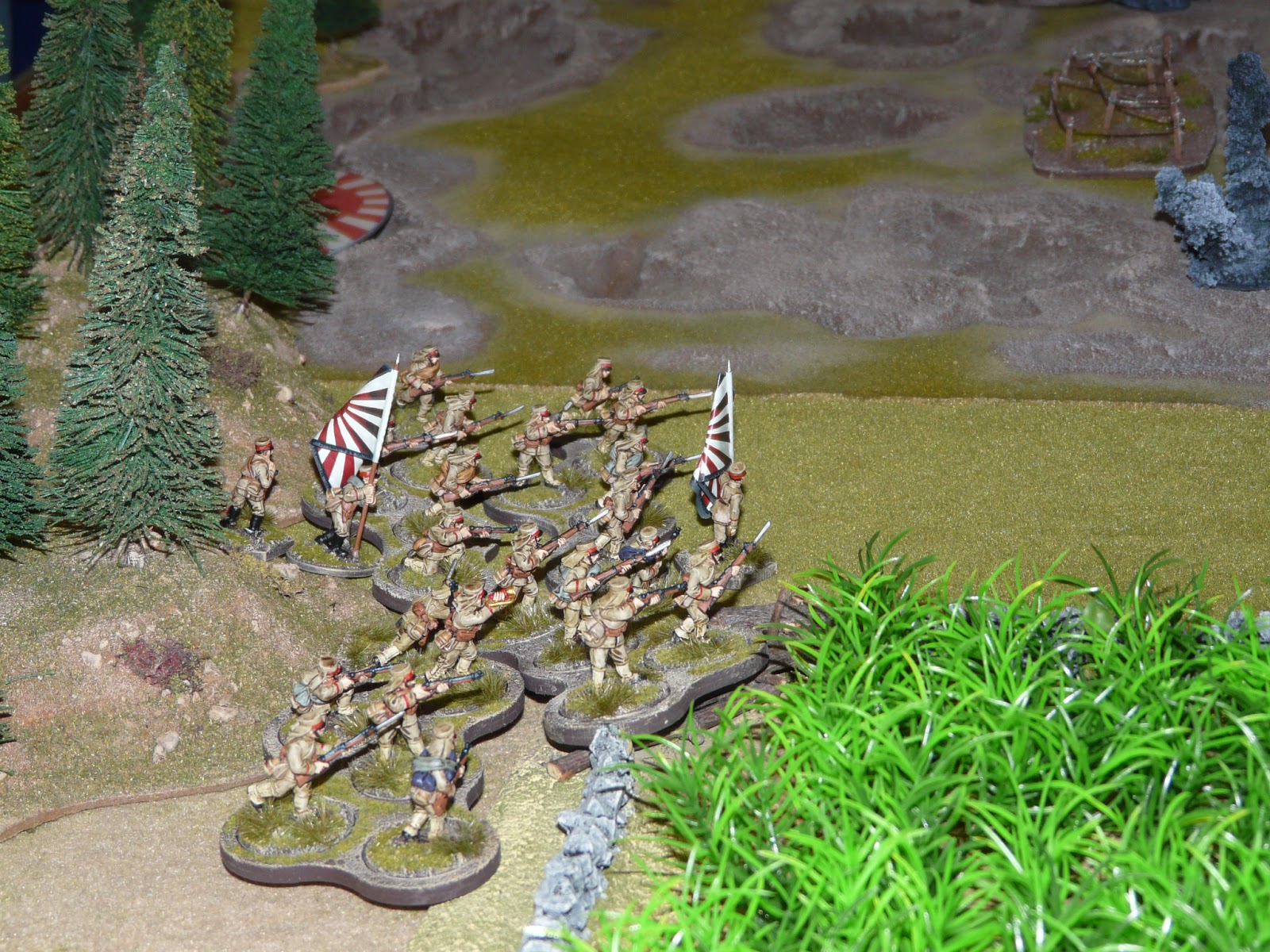 Tsuba Miniatures: Russo-Japanese War game using 'Through Mud & Blood'-rules
