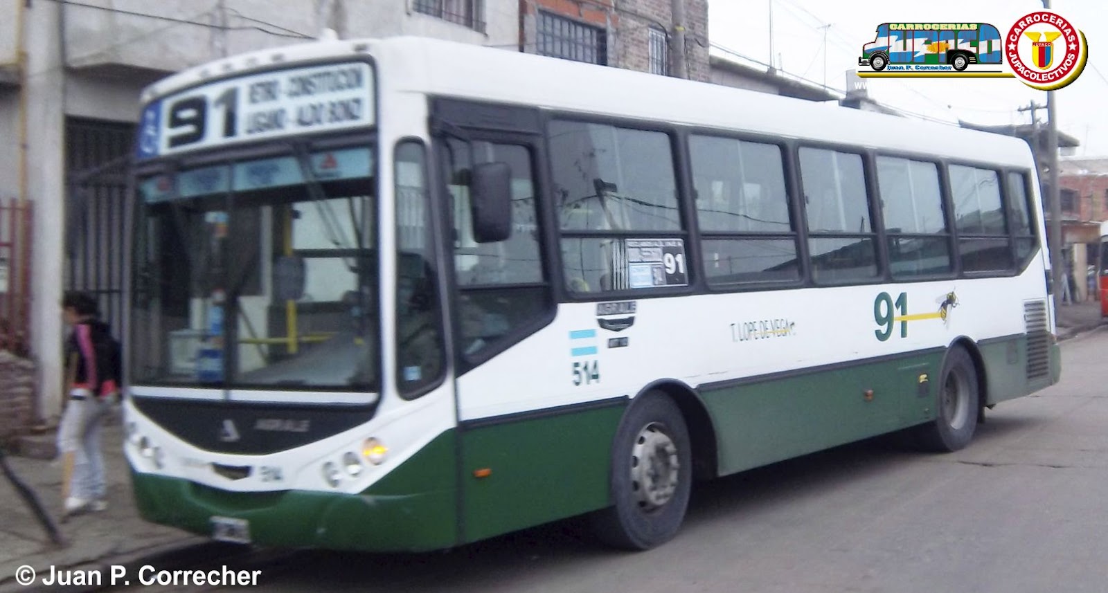 Recorrido de la Linea 91 de Buenos Aires