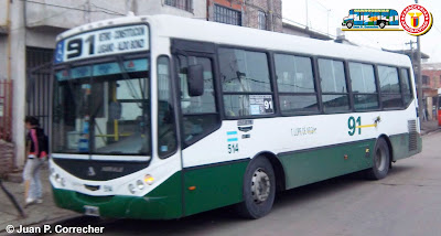 Recorrido de la Linea 91 de Buenos Aires