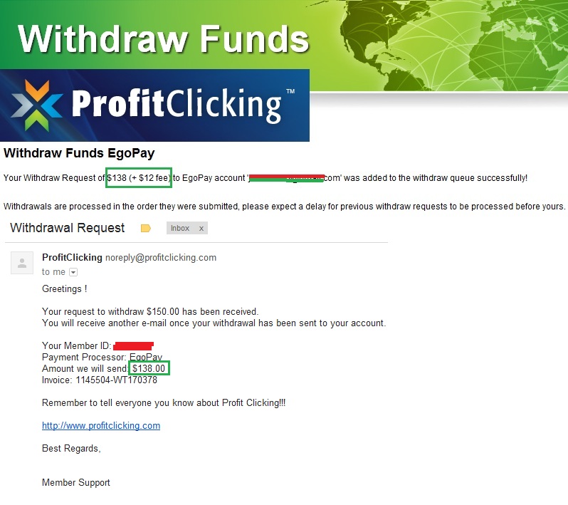 MONEYMATTERS - MY ONLINE BUSINESS: JBP -PROFIT CLICKING -Proof of Income