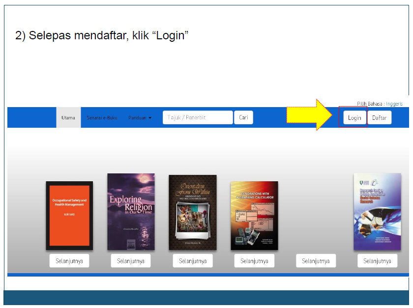 Panduan penggunaan ELIB Perpustakaan Negara Malaysia ( Digital Library ...
