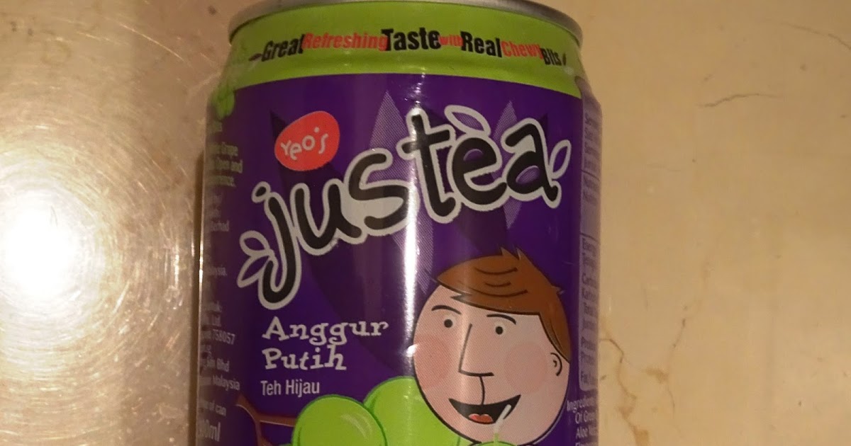 [開箱] 新加坡楊協成綠茶蘆薈爽(葡萄口味)/Yeo's Justea (Green Tea with Aloe Vera and White ...