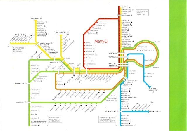 Sydney Connections: 20 years ago- the 1992 CityRail timetable