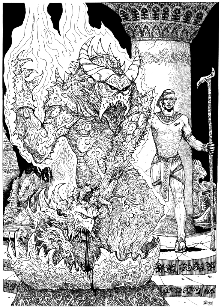 The Gallery: Art of Russ Nicholson: On the first day ...