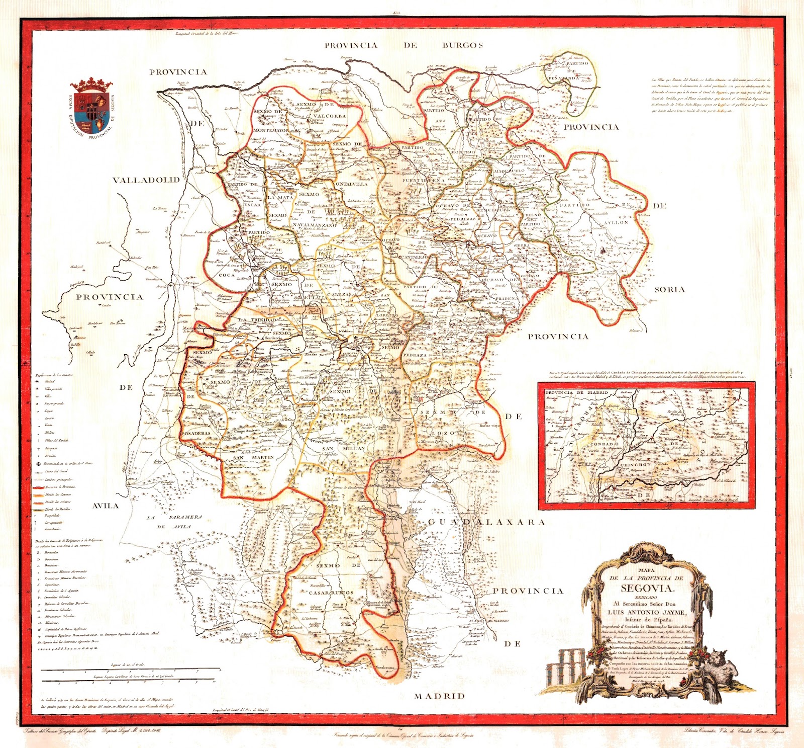 CASTRILLO DE LA VEGA: CASTRILLO EN EL MAPA DE SEGOVIA DE 1773