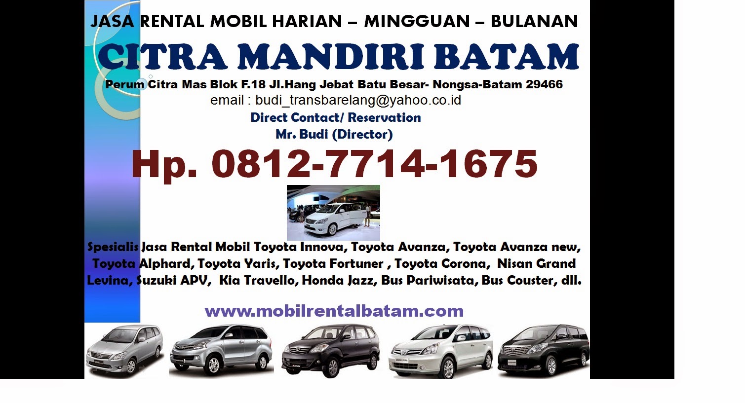 LAYANAN RENTAL MOBIL - Bisnis Sewa Mobil
