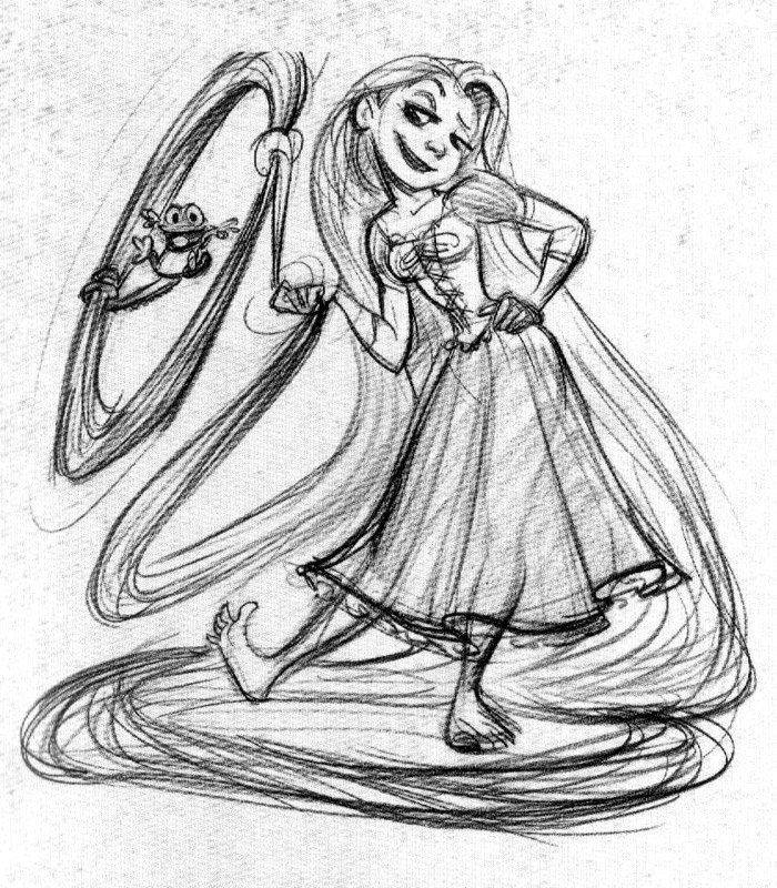Living Lines Library: Tangled (2010) - Character: Rapunzel