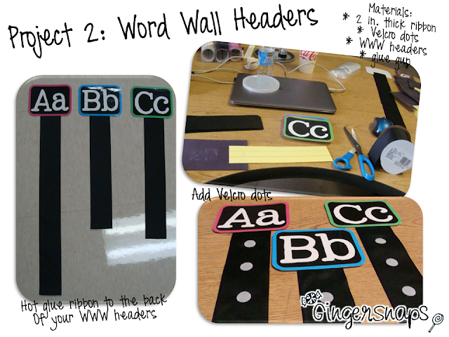 Ginger Snaps: Easy Classroom DIY Projects and a FREEBIE!!