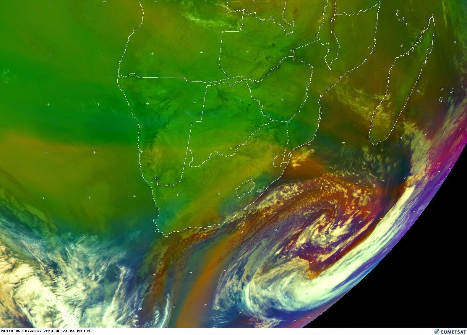 Mossel Bay Weather Observation, South Africa : Weather Satellite Image ...