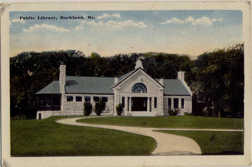 The Blog About the Postcards: Three Little New England Libraries