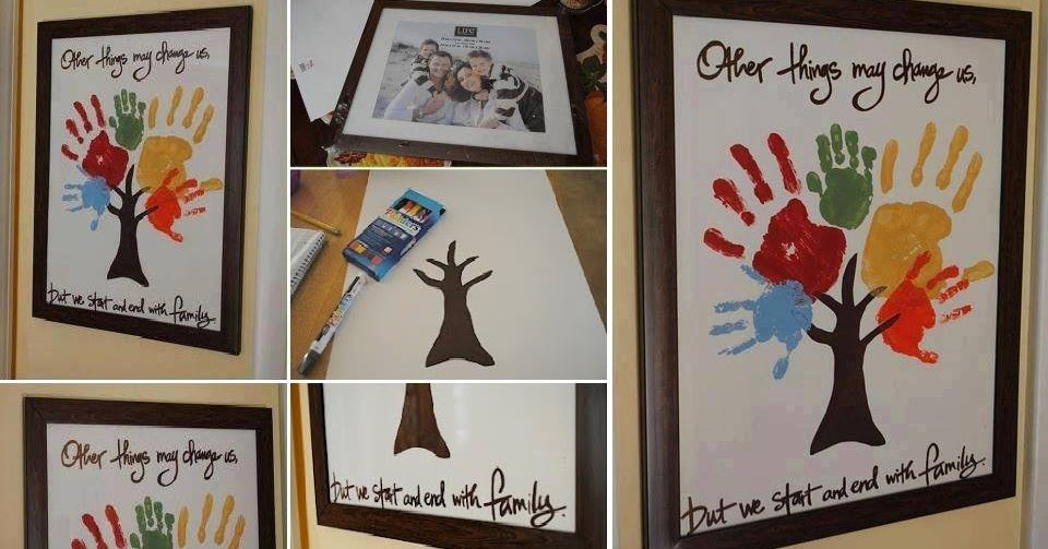 Huellas de manos como recuerdos