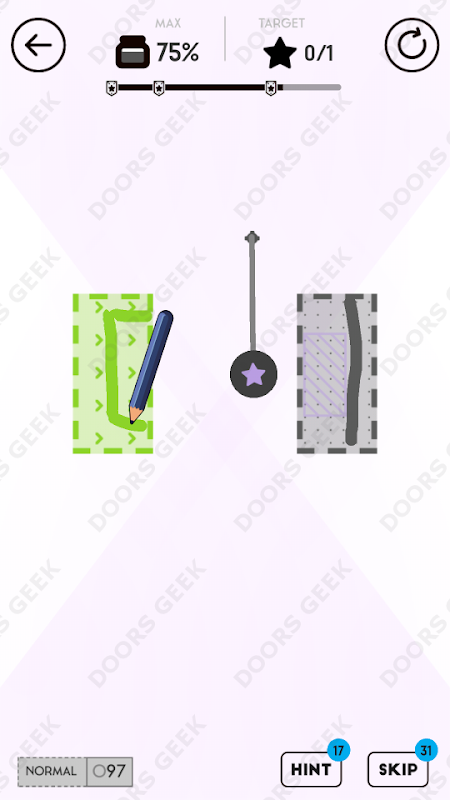 Draw Here Level 97 ~ Doors Geek