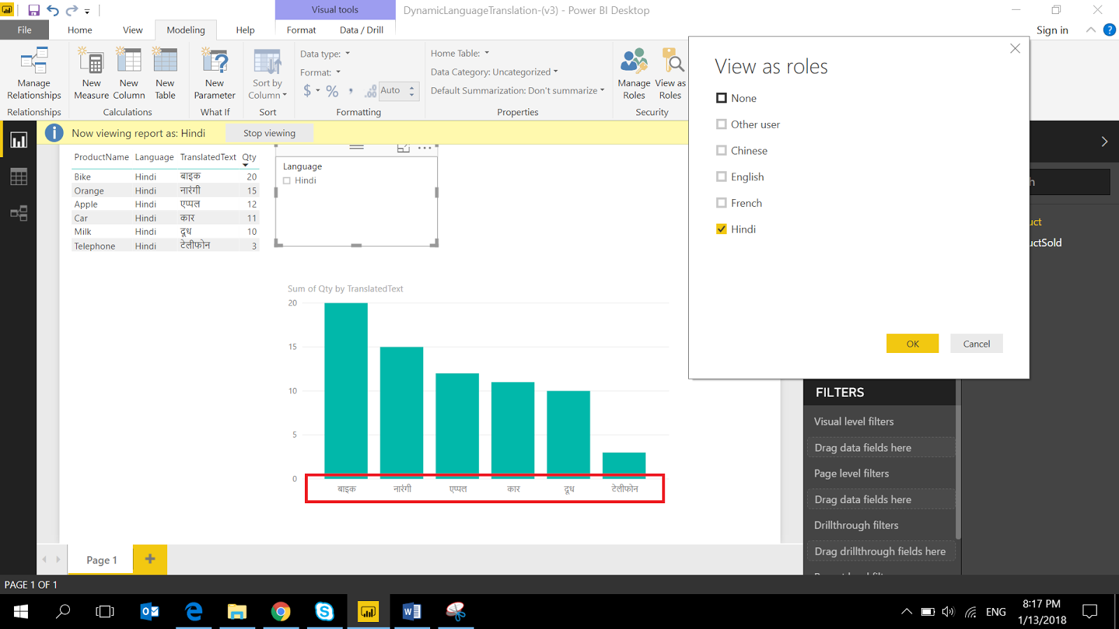 Data On Cloud: Dynamic Language Translation In Power BI