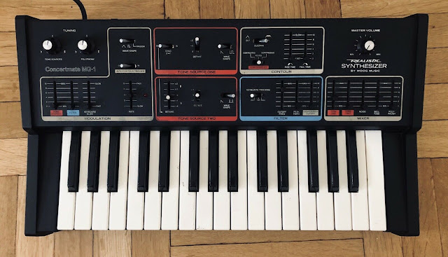 MATRIXSYNTH: Realistic Synthesizer Concertmate MG-1 By Moog 1981 Analog ...