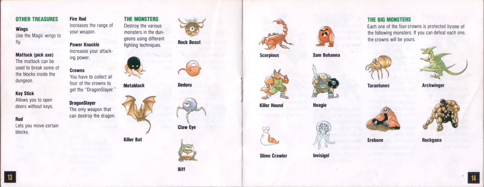 Legacy of the Wizard (NES, US) Manual Scans