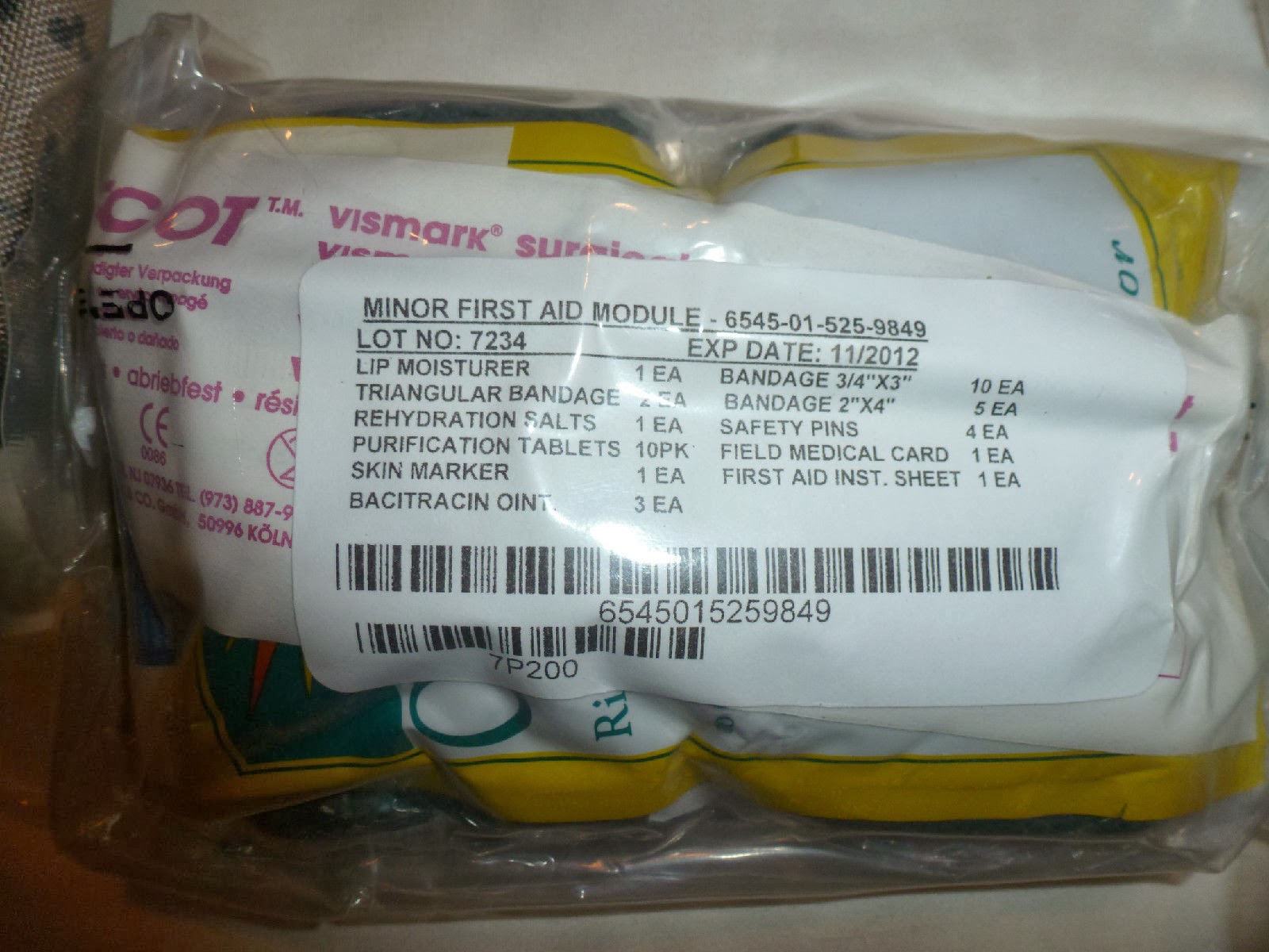 Webbingbabel: U.S. Air Force Individual First-Aid Kit (IFAK)