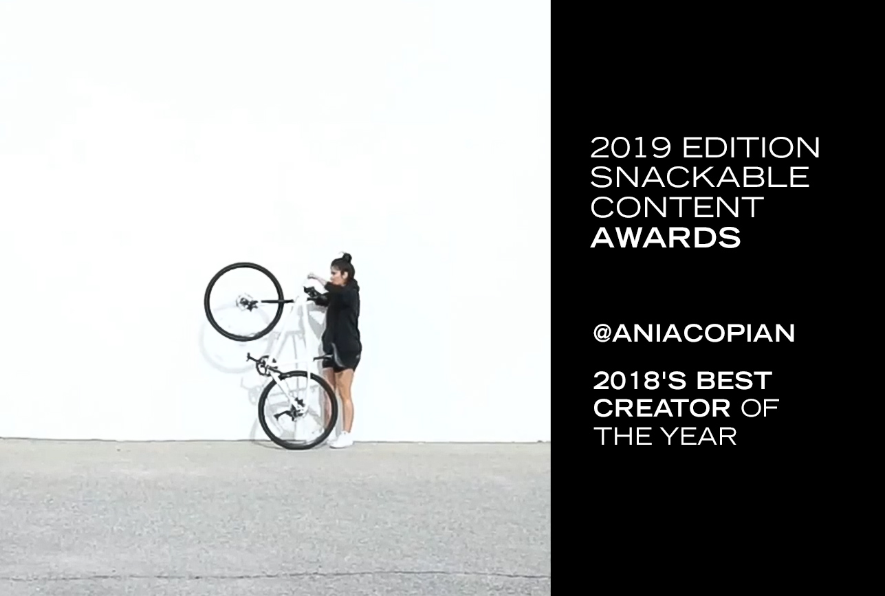 The winners of the 2019 edition of the Snackable Content Awards were ...