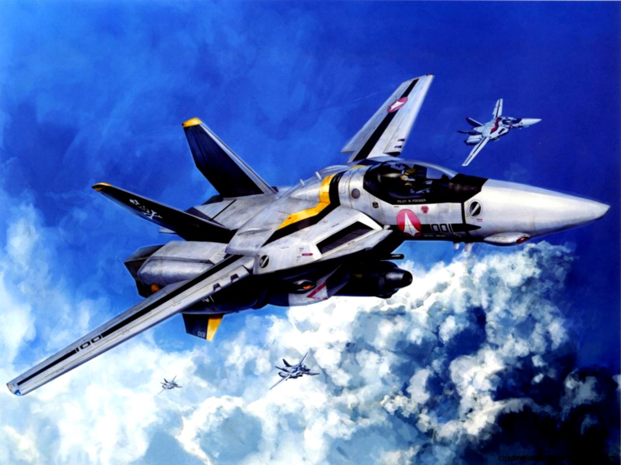 Aircraft Robotech Valkyrie | Wallpapers Box