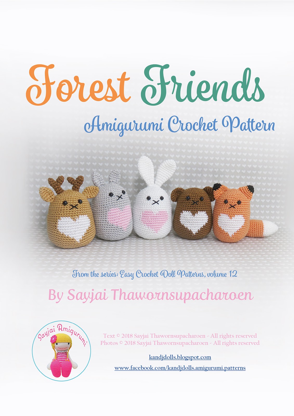 Forest Friends Amigurumi Crochet Pattern - Sayjai Amigurumi Crochet ...