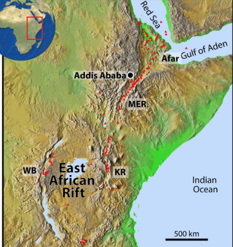 A huge crack appears in Kenya and would be able to separate Africa in two