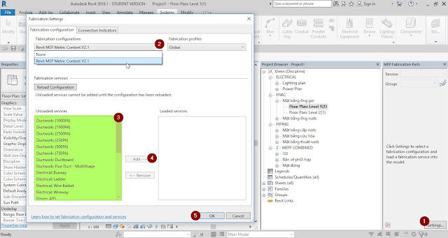 Revit MEP Fabrication - Tự học Revit MEP