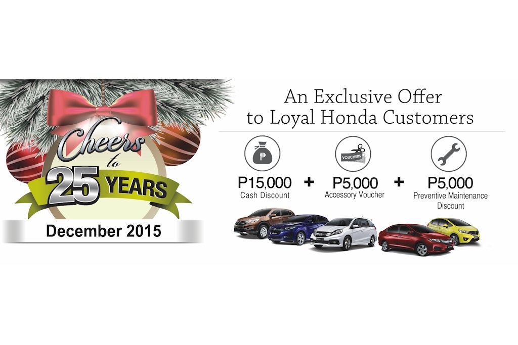 HCPI Offers An Exclusive Deal to Loyal Honda Customers | CarGuide.PH ...