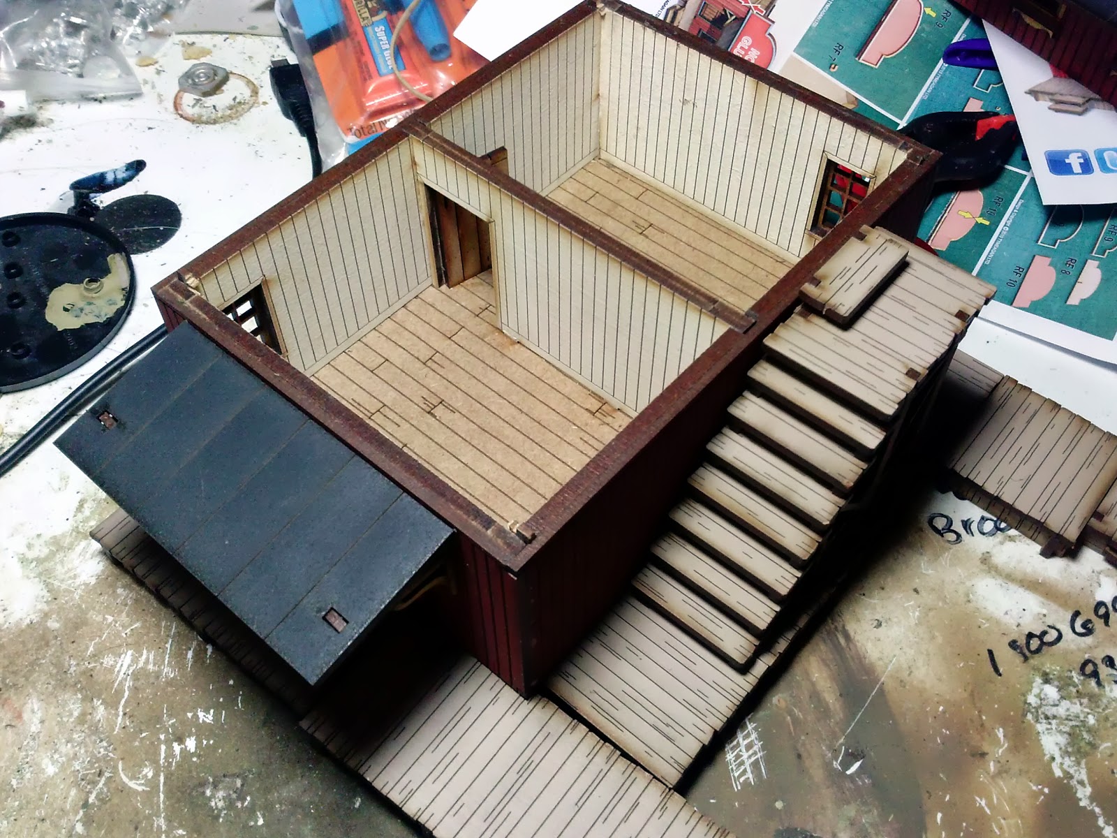 Wargames and Railroads: Building the 4Ground Dead Man's Hand Main ...