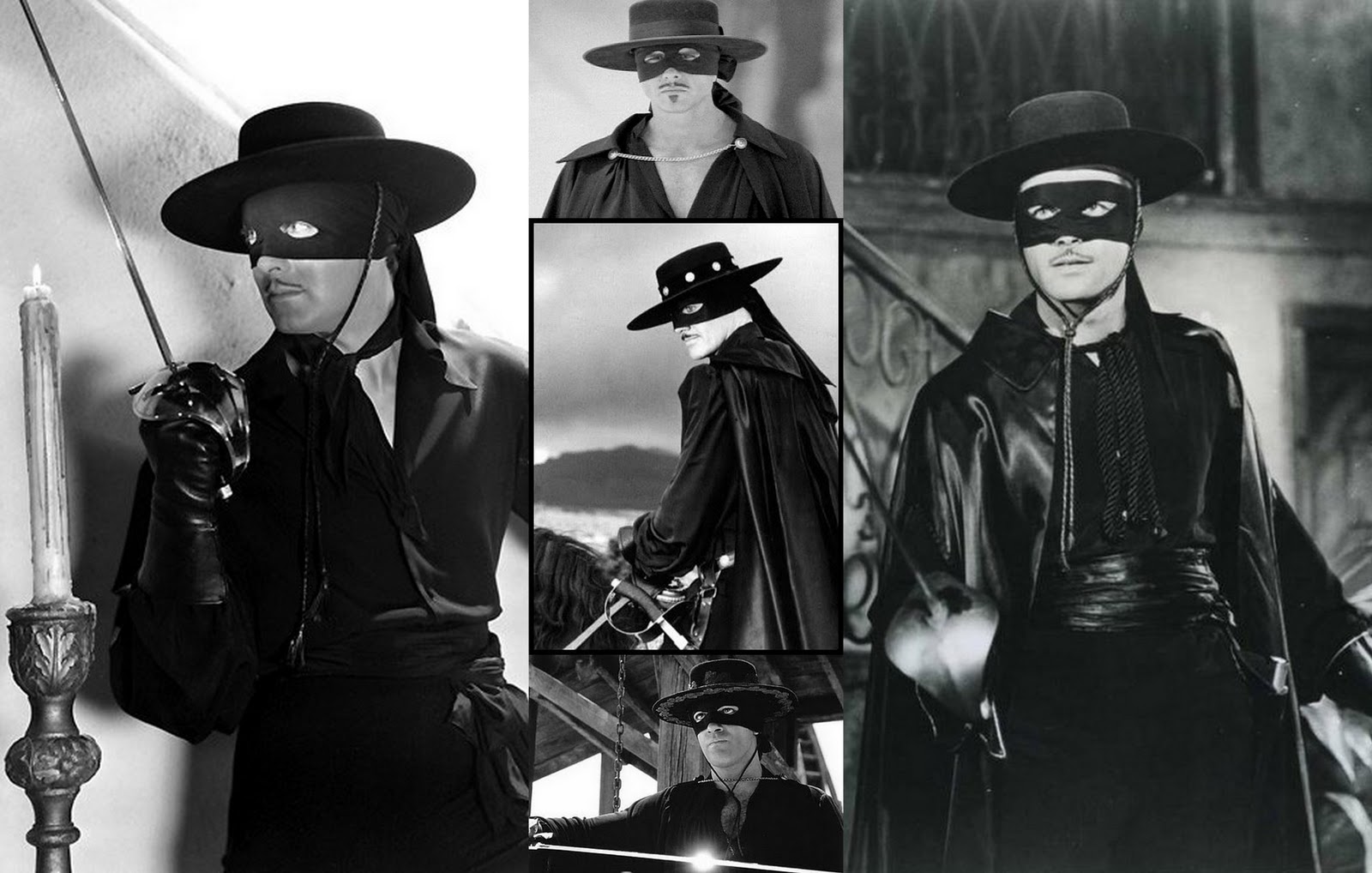 Zorro - Swashbuckling News and Updates: Faces of Zorro