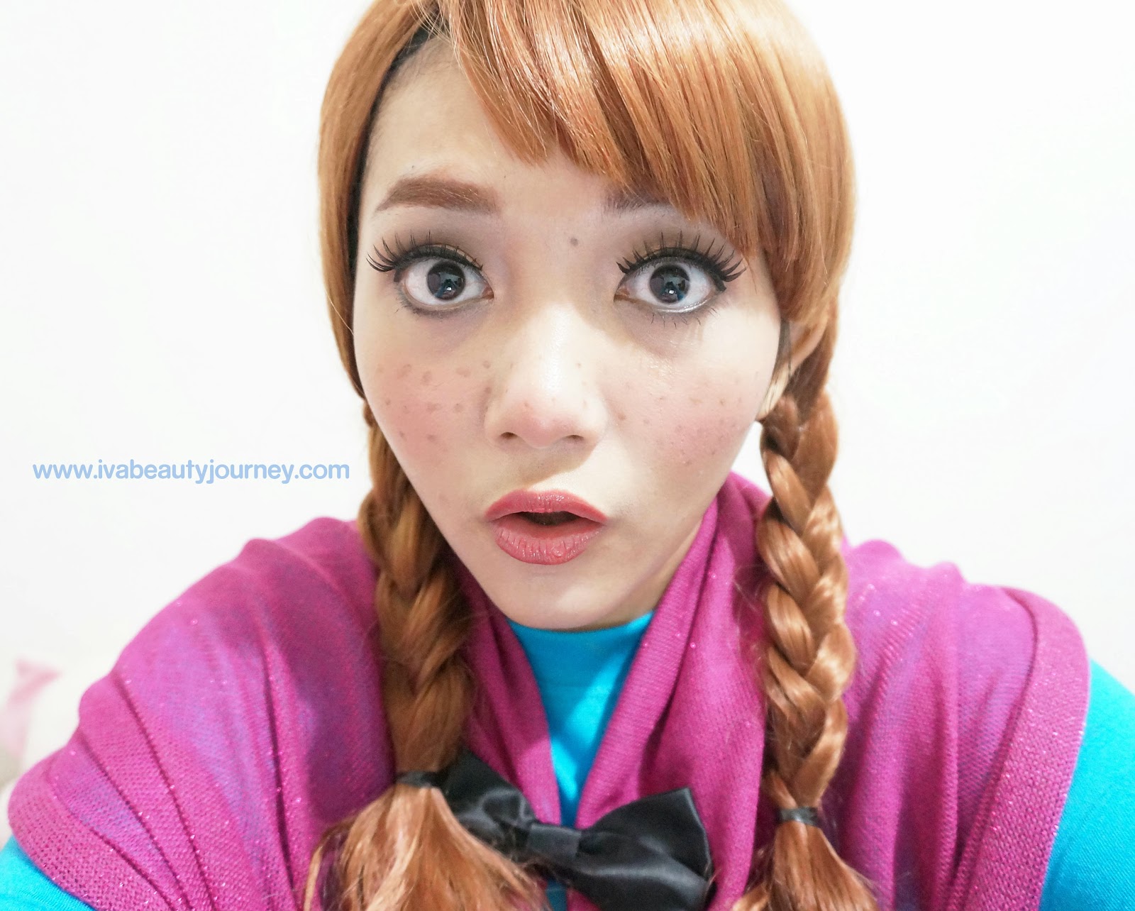 ANNA FROZEN DISNEY TRANSFORMATION MAKEUP | iva's beauty journey