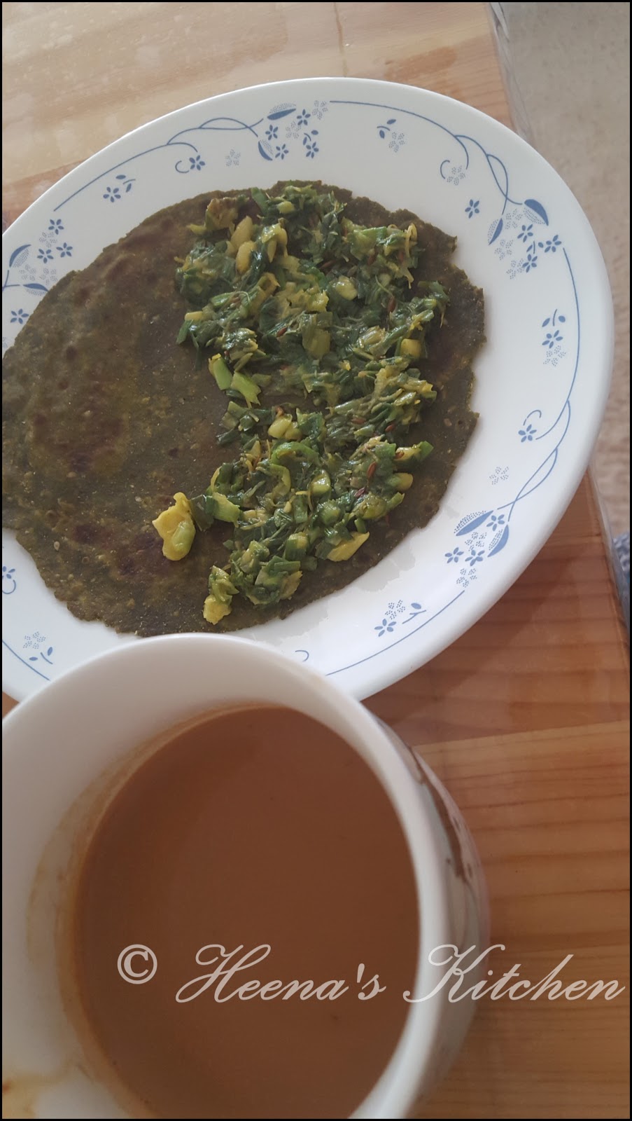 Heena's Kitchen Diaries: Ghee ma Santlelu Lasan | Homegrown Fresh Green ...