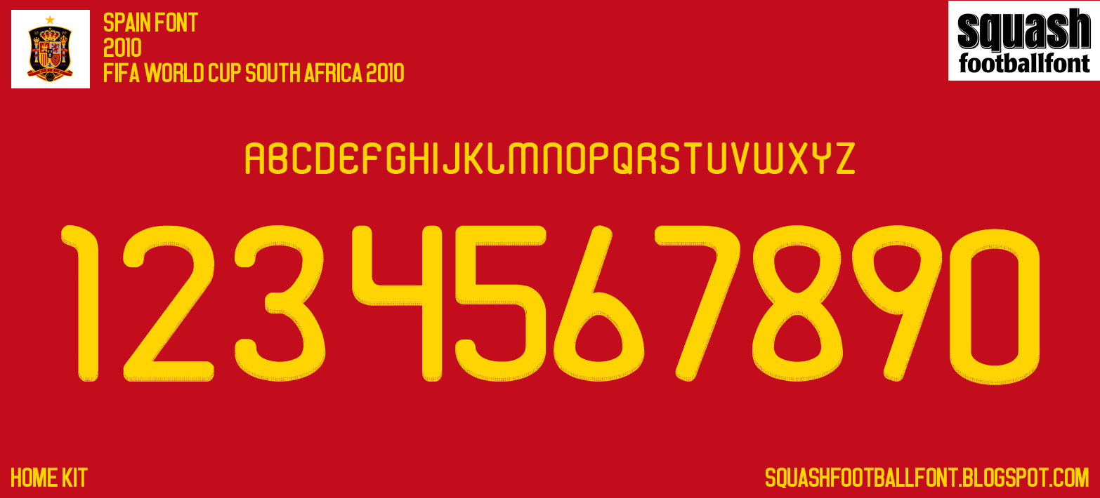 SFF: Spain World Cup 2010 Font